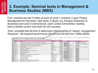 Collection evaluation techniques for academic libraries | PPT