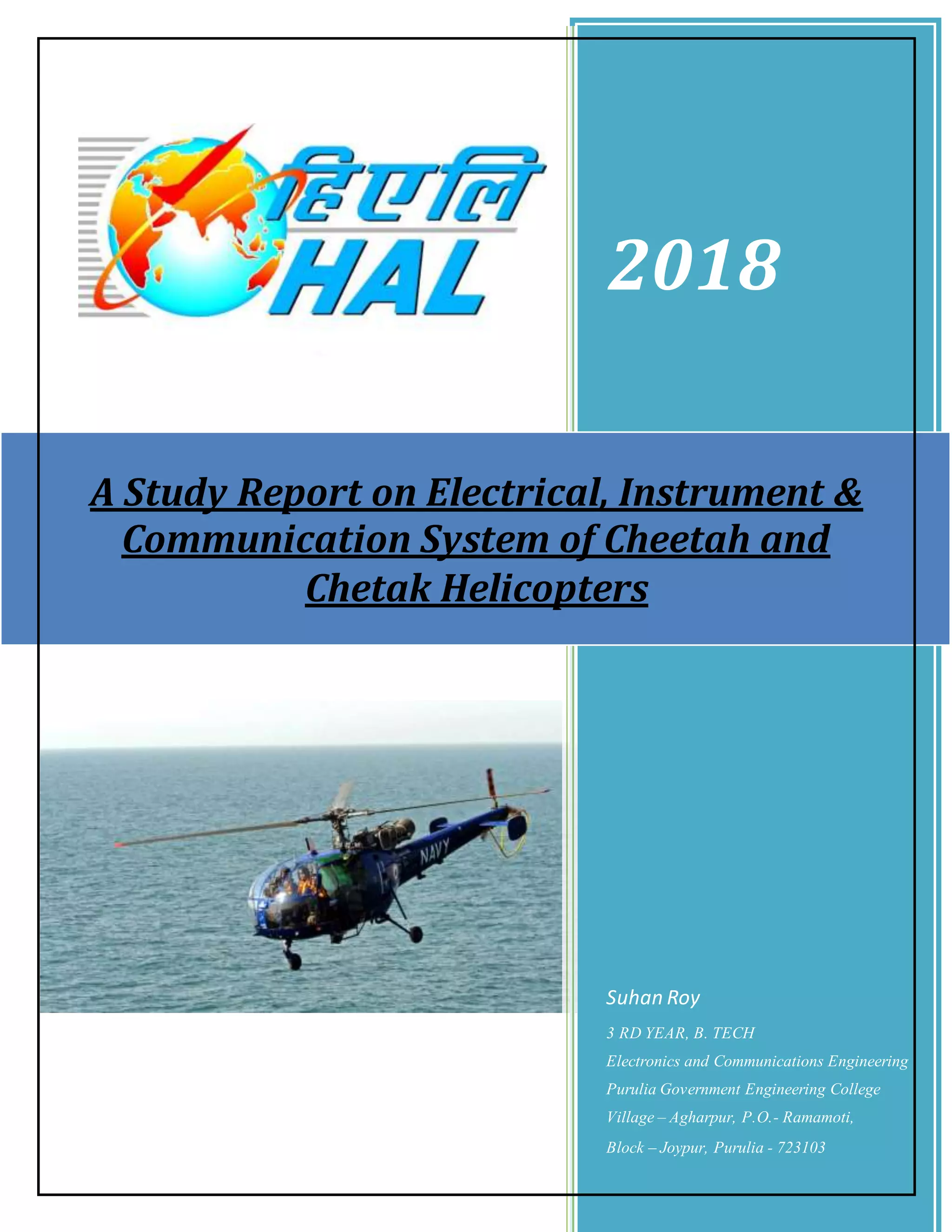 HAL Training Report | DOCX