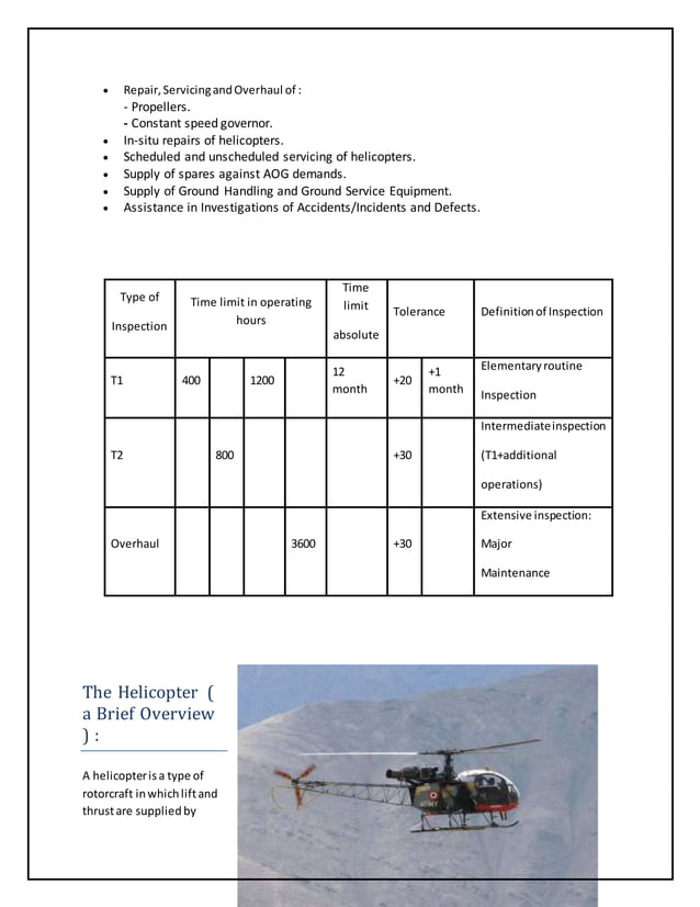 HAL Training Report | DOCX