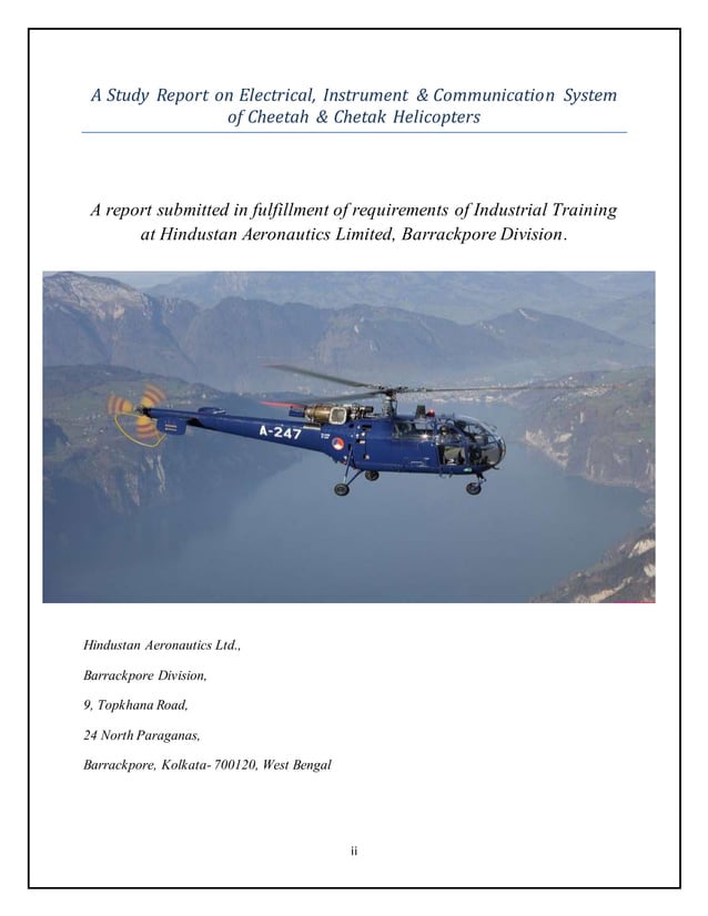 HAL Training Report | DOCX