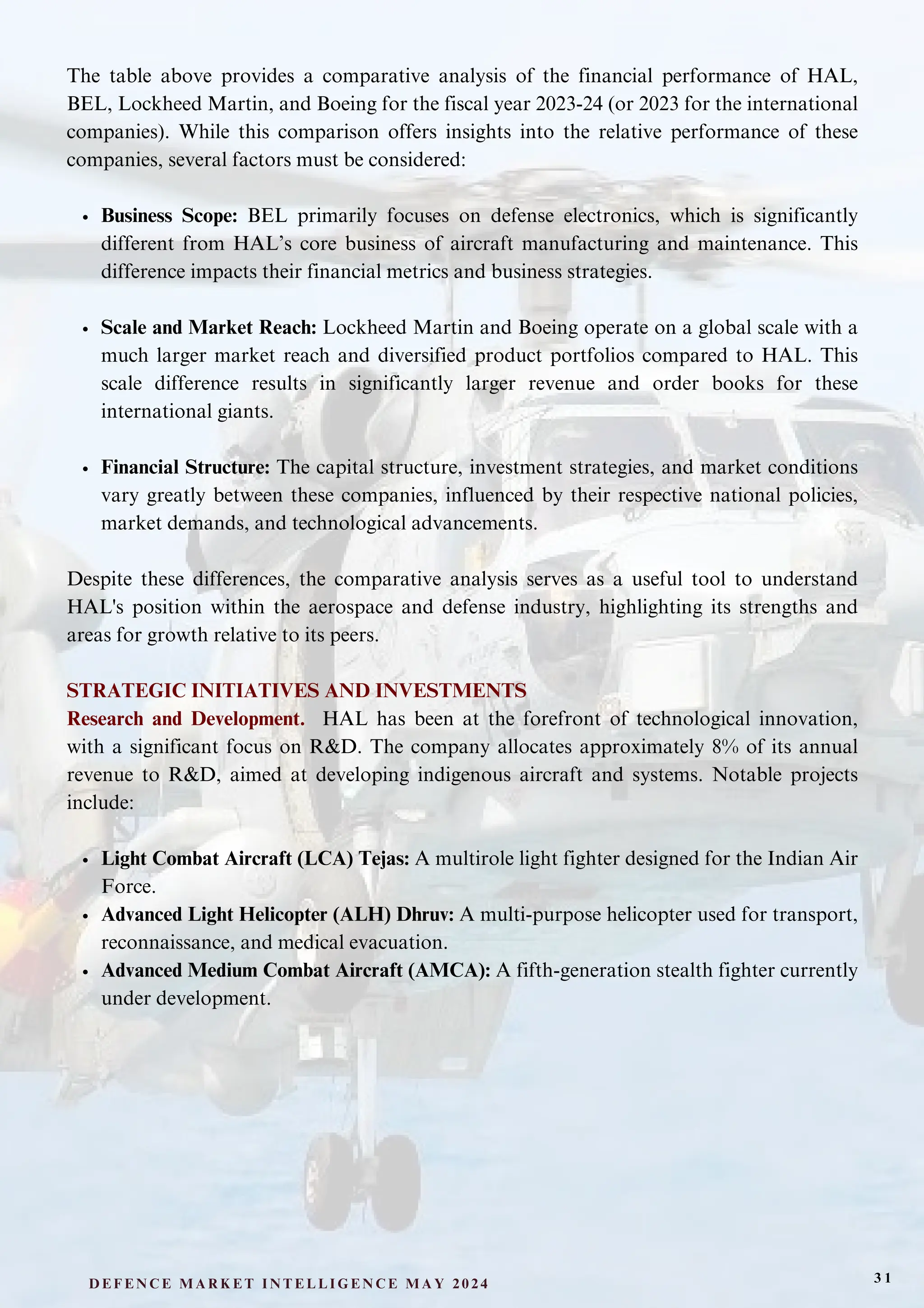 HAL Financial Performance Analysis and Future Prospects | PDF