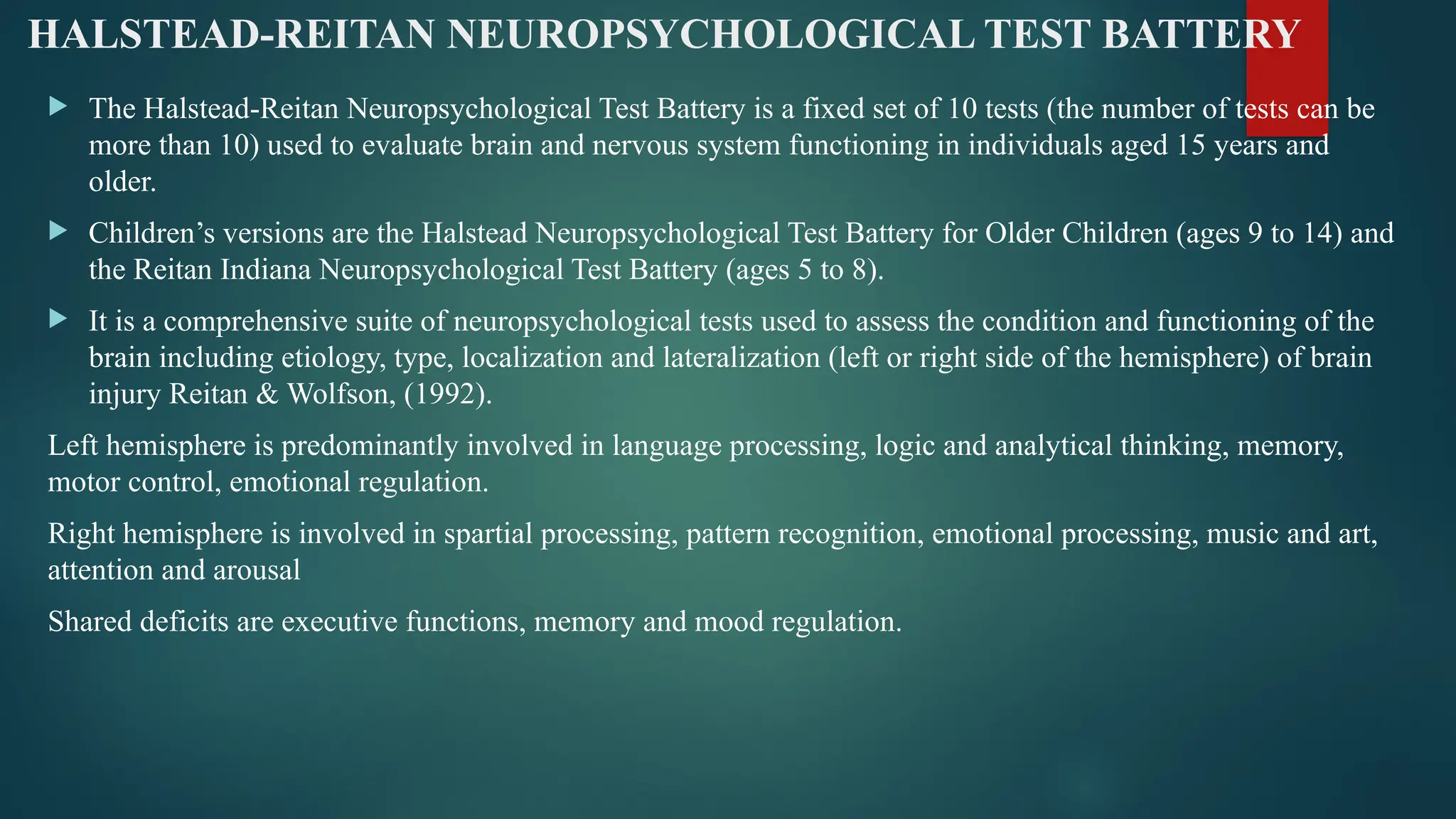 Halstead-Reitan Neuropsychological Test Battery.pptx