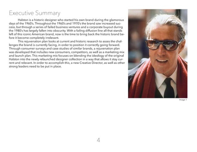 Final Graduate Project: Halston Rejuvenation Plan | PDF | Business | Business and Finance