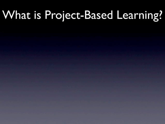 Project-Based Learning | KEY