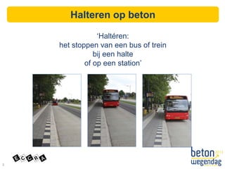 Halteren op beton | PPT