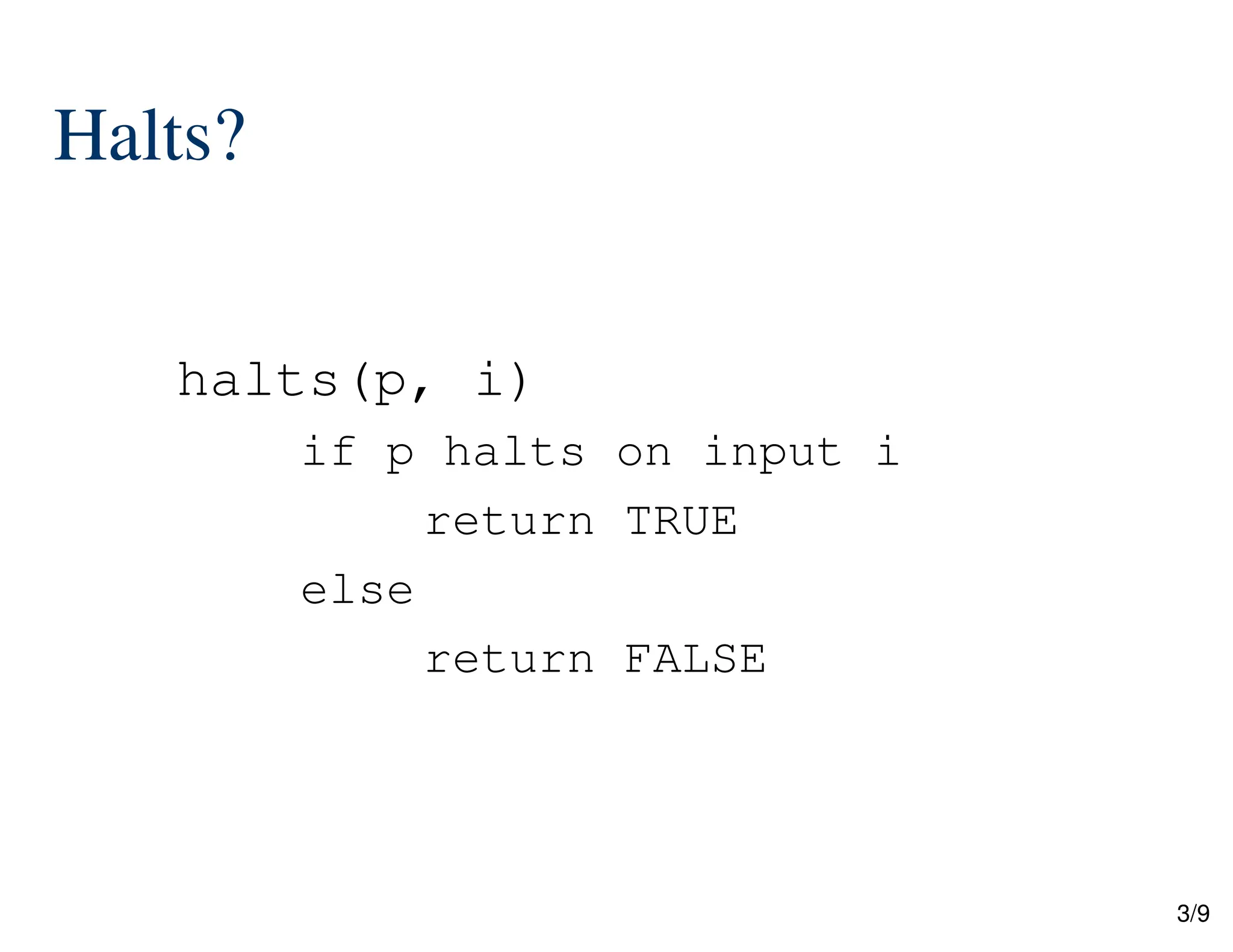 An Explanation of the Halting Problem and Its Consequences | PDF