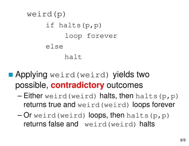 An Explanation of the Halting Problem and Its Consequences | PDF