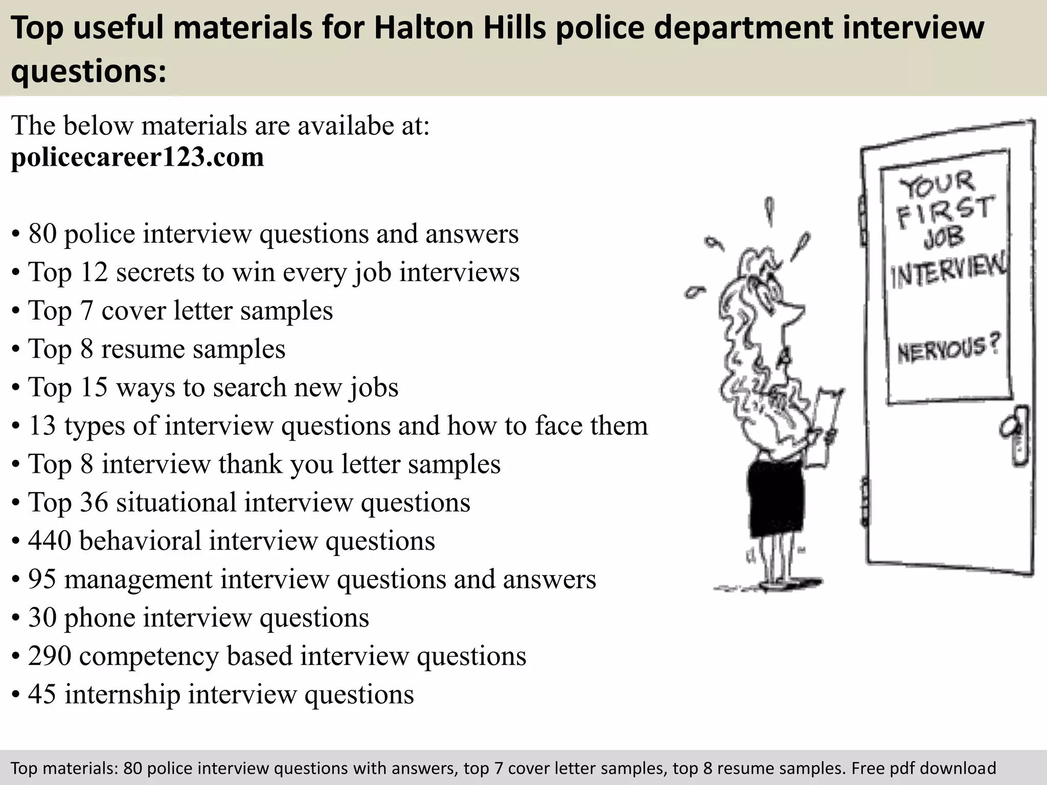 Halton hills police department interview questions | PPT