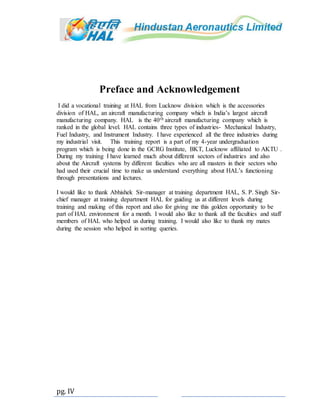 Hal training report | DOCX