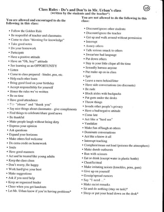 Hal urban lessons from the classroom | PDF