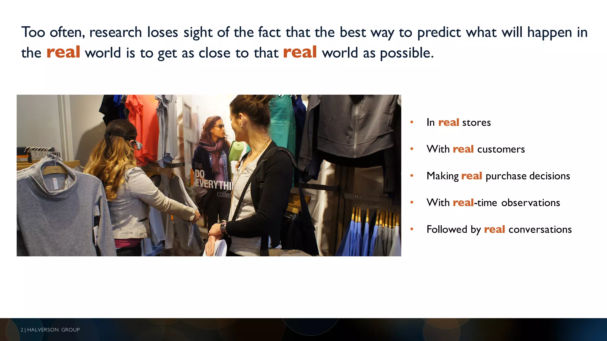 Halverson Group Reality Tests Presentation | PPT