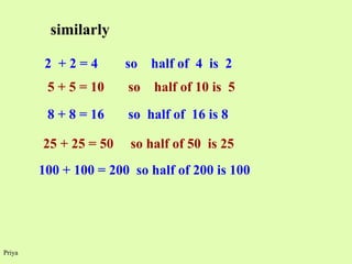 halvesandquarters CLASS 4 MATHS WITH EXAMPLES | PPT