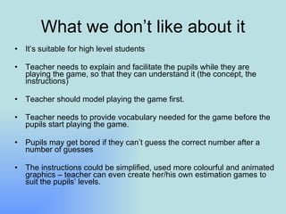 Guess the number | PPT | Board Games and Puzzles | Games and Puzzles