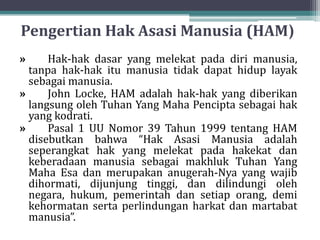 Hak-hak Asasi Menurut UUD 1945 | PPTX