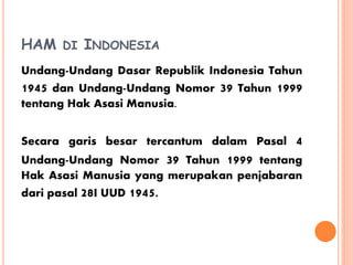 Hak Asasi Manusia | PPTX