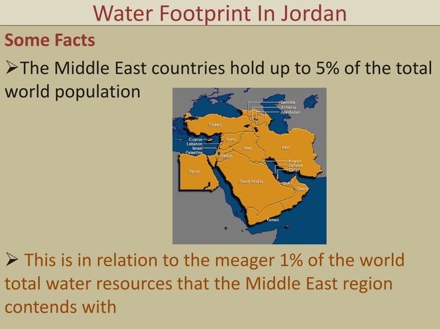 Water Footprint In Jordan by Arwa Hamaideh | PDF | Agriculture | Industries