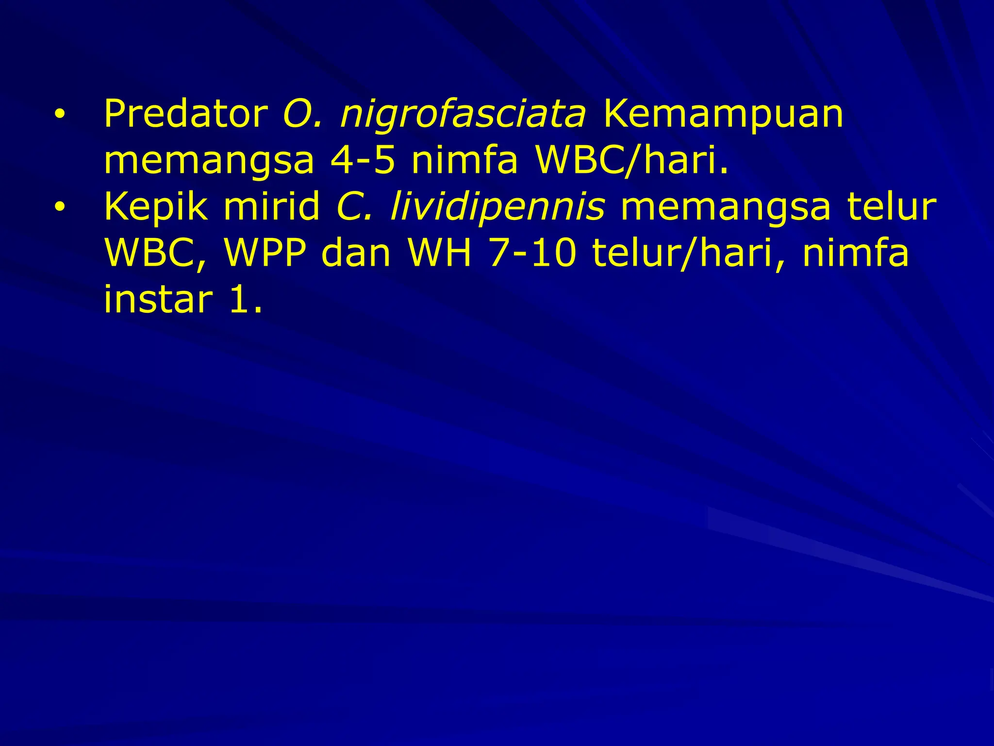 Hama Penting pada Tanaman Padi 1. Jenis hama padi 2. Bioekologi hama ...