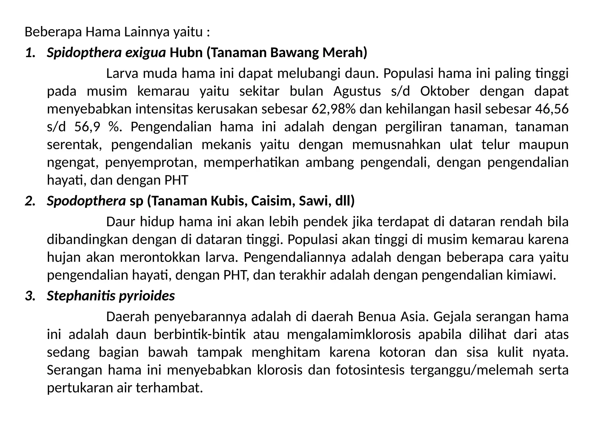 HAMA DAN PENYAKIT PADA TANAMAN DAN PERBEDAAN ANTARA HAMA DAN PENYAKIT ...