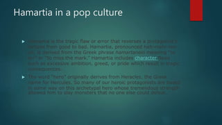 Hamartia and catharsis | PPTX
