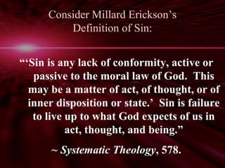 Hamartiology: A Study of the Doctrine of Sin | PPT