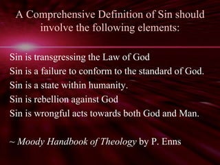 Hamartiology: A Study of the Doctrine of Sin | PPT