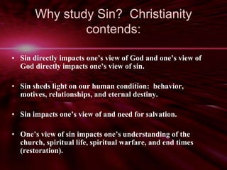 Hamartiology: A Study of the Doctrine of Sin | PPT