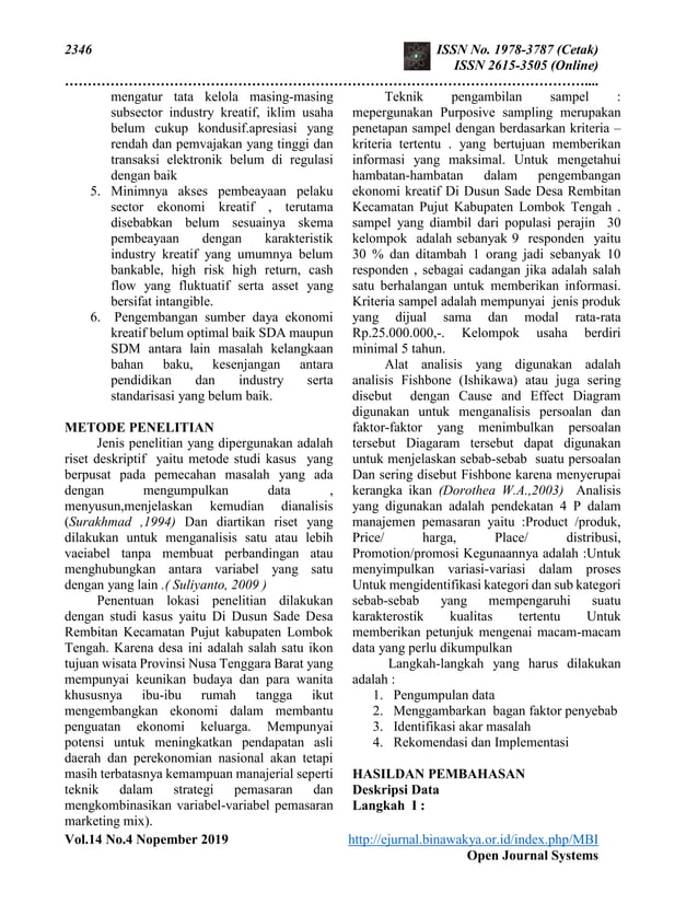 Hambatan dalam pengembangan_ekonomi_kreatif_di_kab | PDF