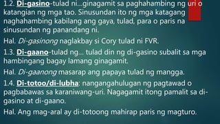 Hambingan ng pang uri | PPTX