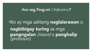 Filipino 8- Hambingan ng Pang-uri | PPTX