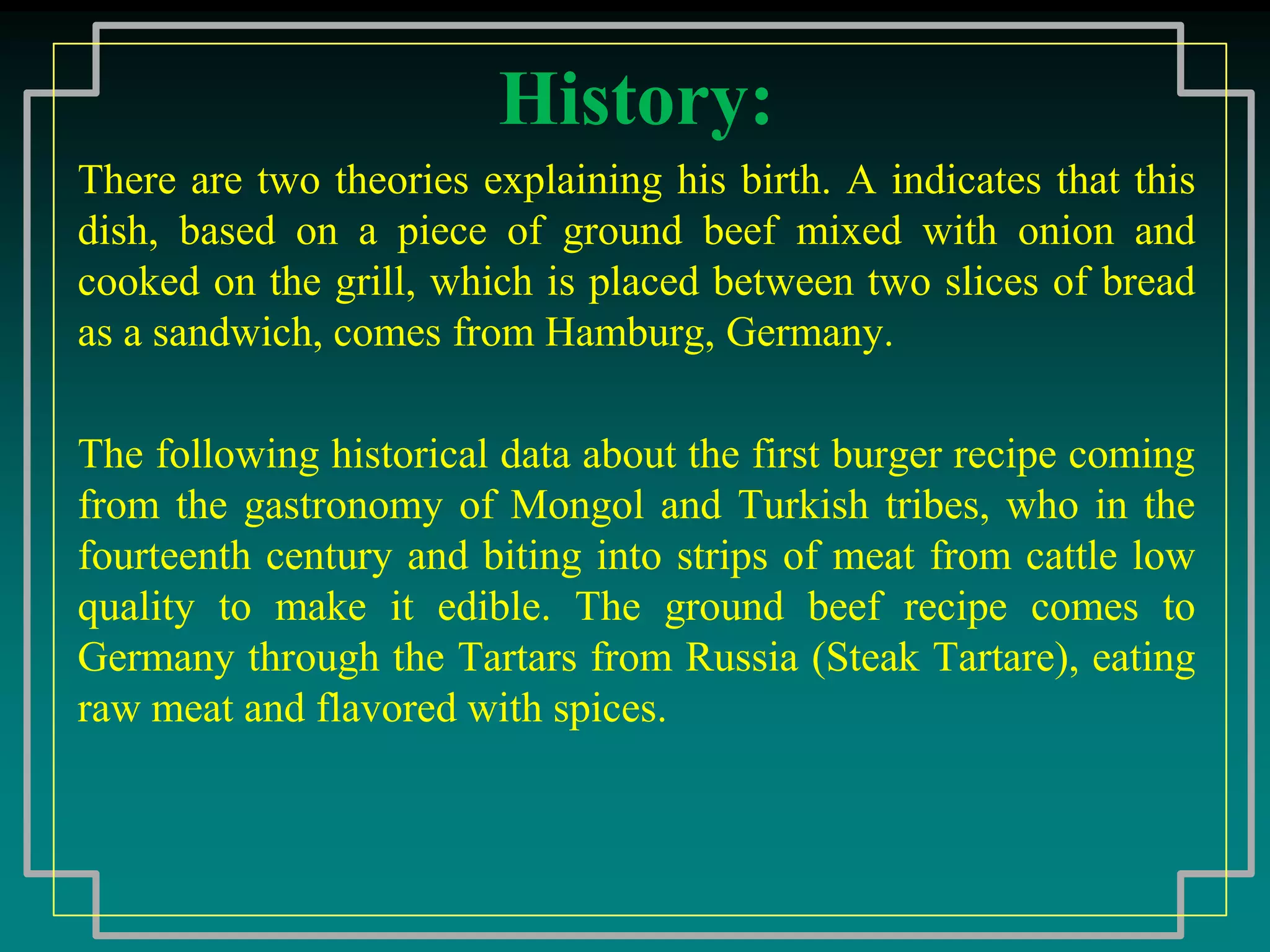Hamburger | PPTX