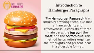 Mastering the Humburger Paragraph: A recipe for clear and effective ...