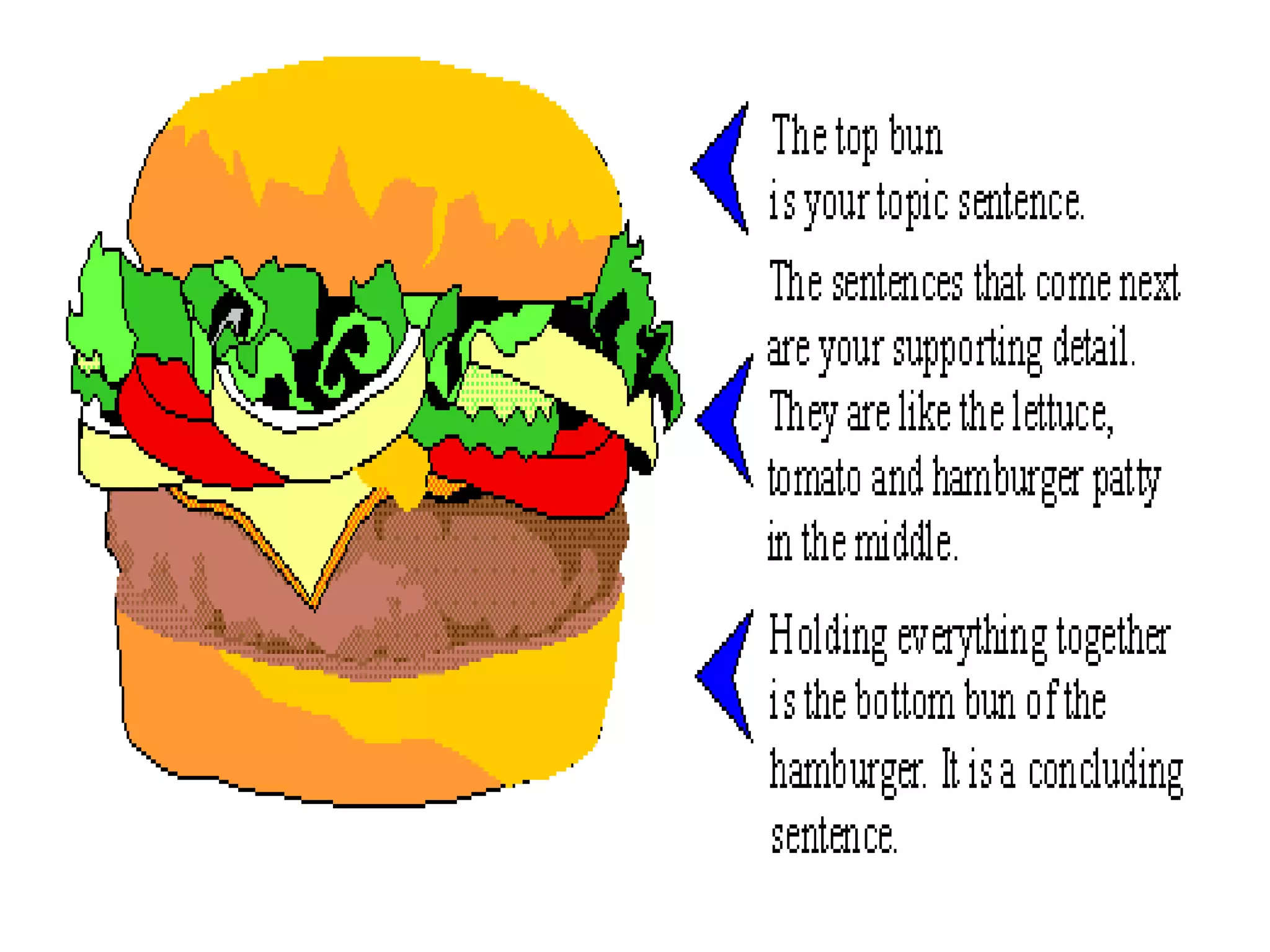 Hamburger paragraph | PPT