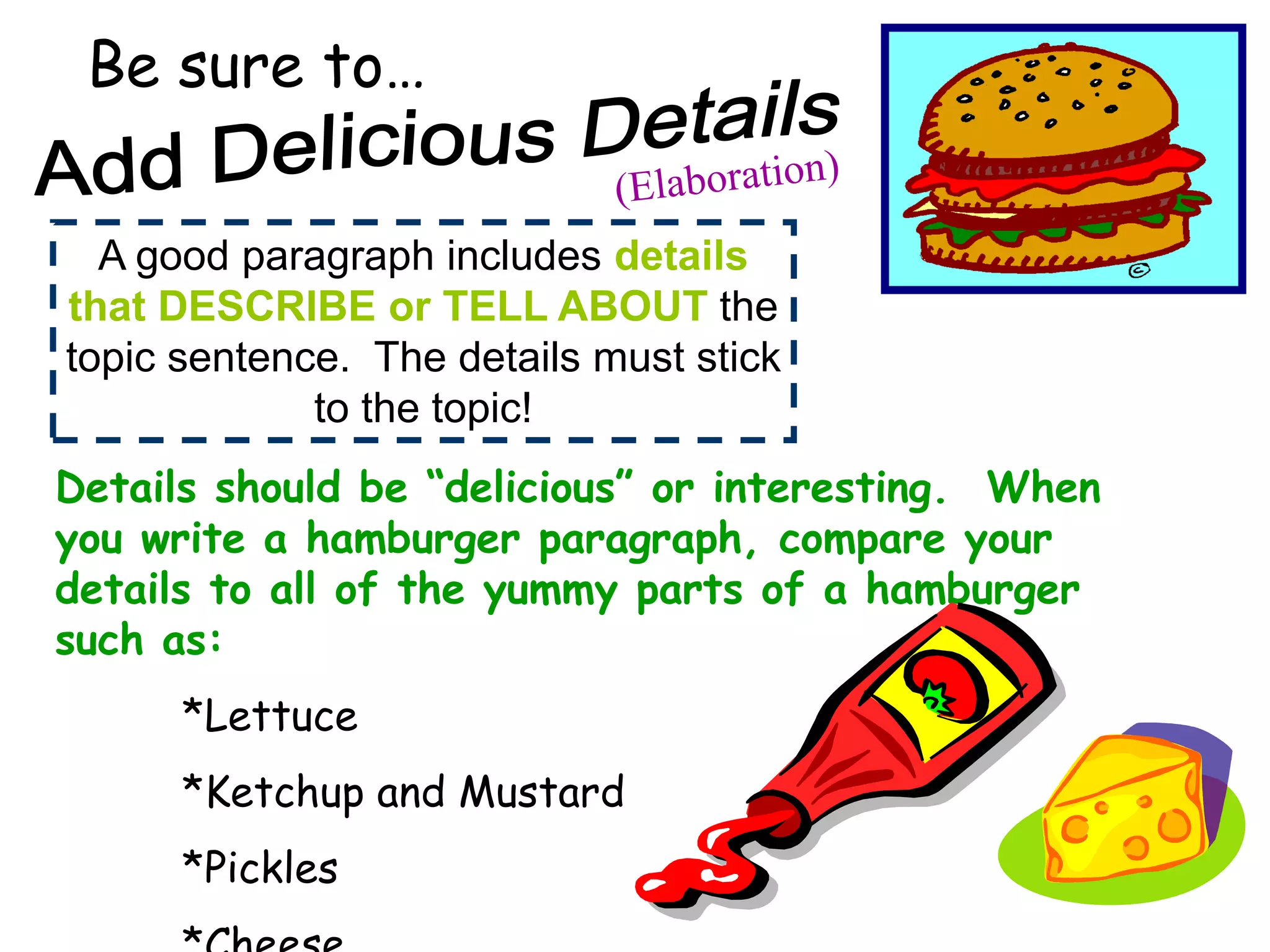 Hamburger paragraph | PPT