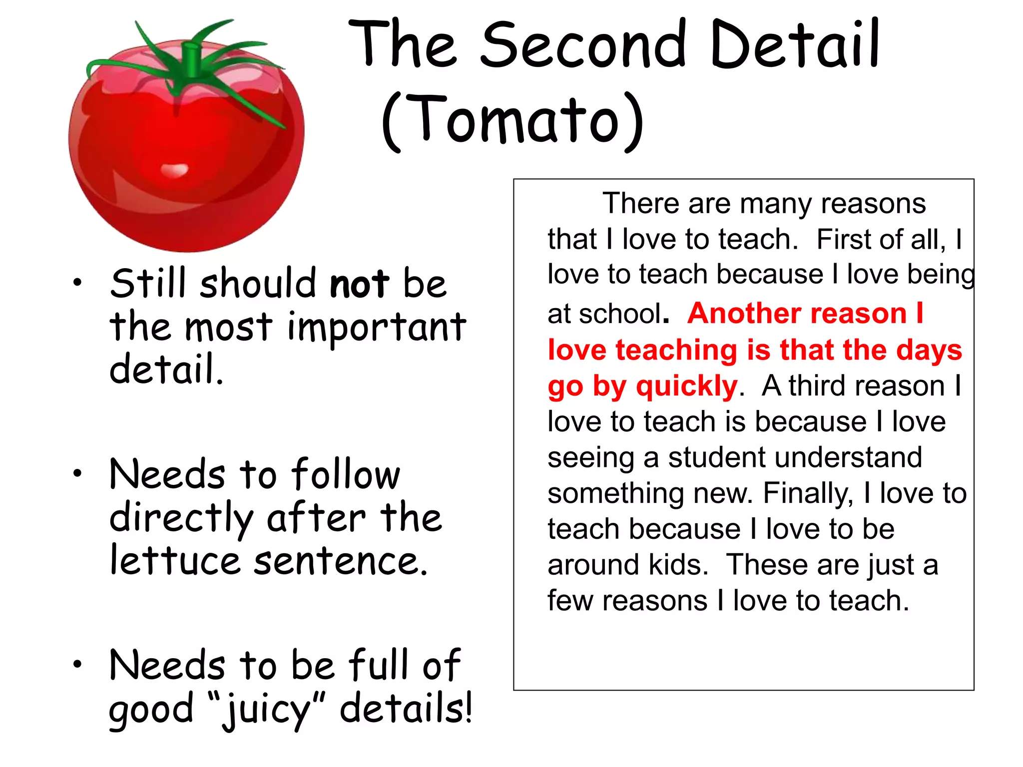 Hamburger paragraph | PPT