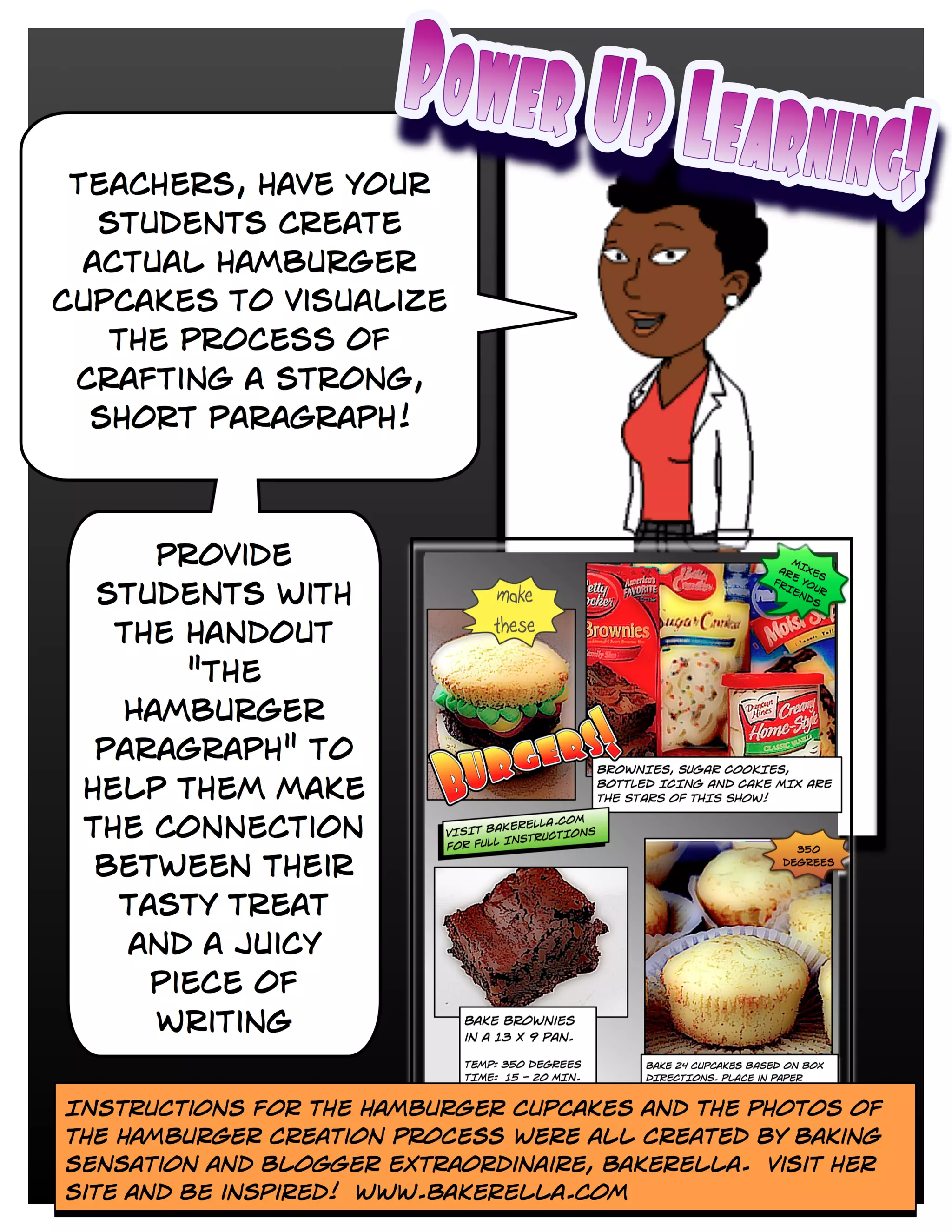 Hamburger paragraph instructions with handout | PDF