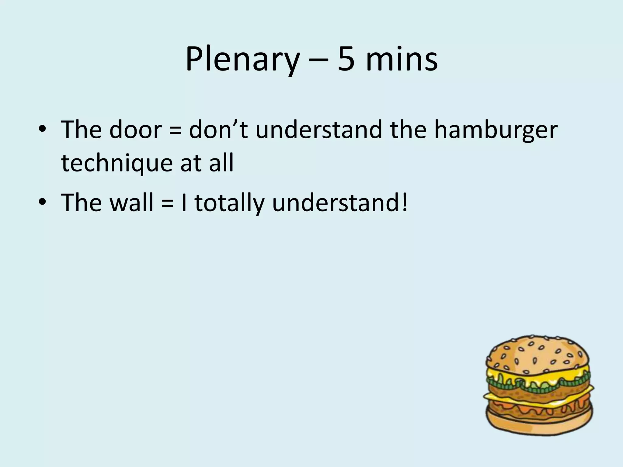 Hamburger technique | PPTX