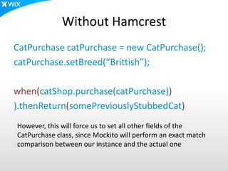 Writing and using Hamcrest Matchers | PPTX
