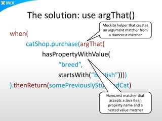 Writing and using Hamcrest Matchers | PPTX | Web Development | Internet