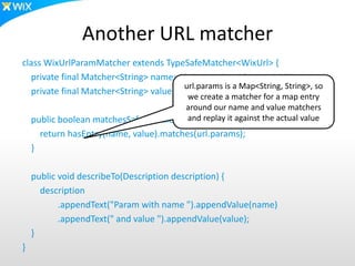 Writing and using Hamcrest Matchers | PPTX | Web Development | Internet
