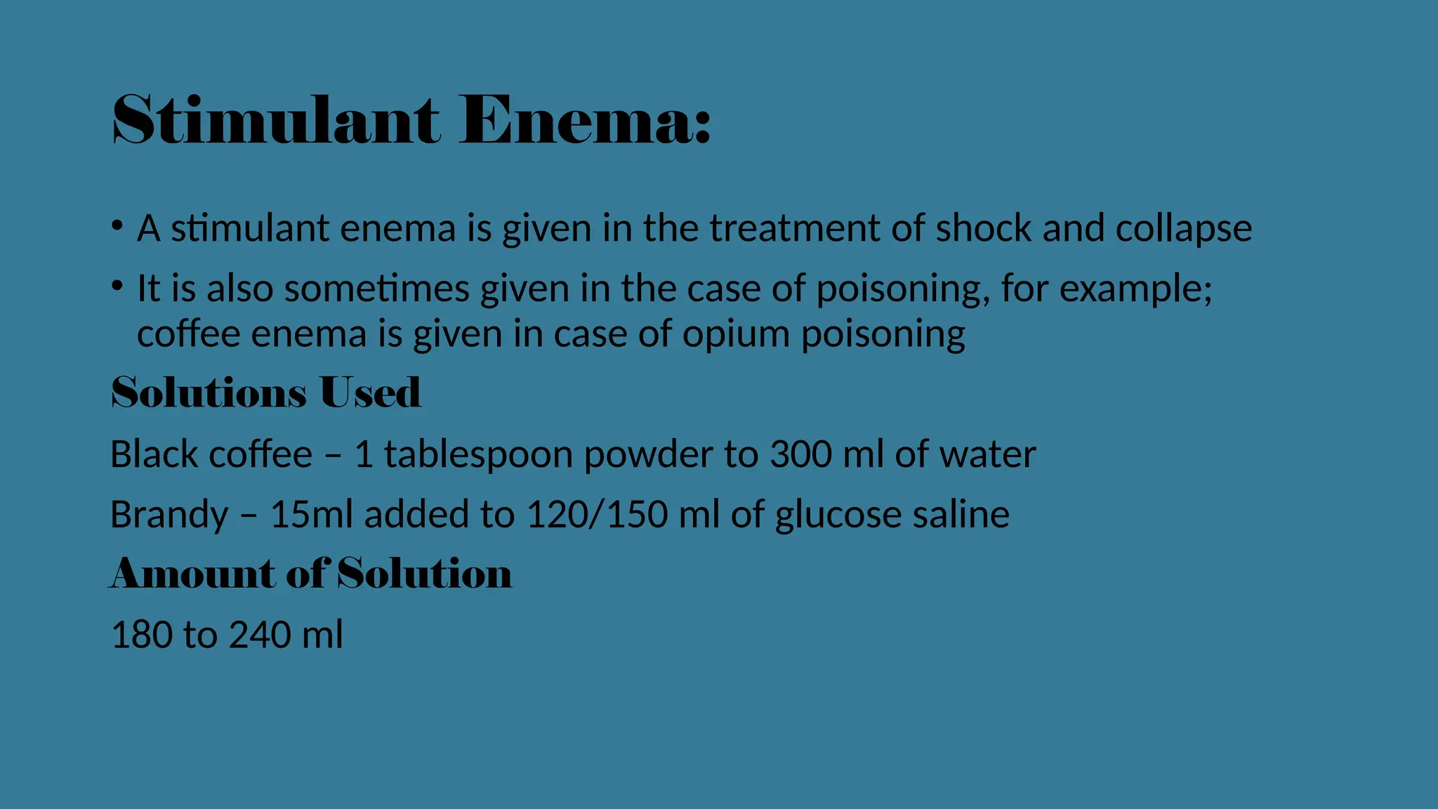 Understanding Enema Solutions and Their Types | PPTX