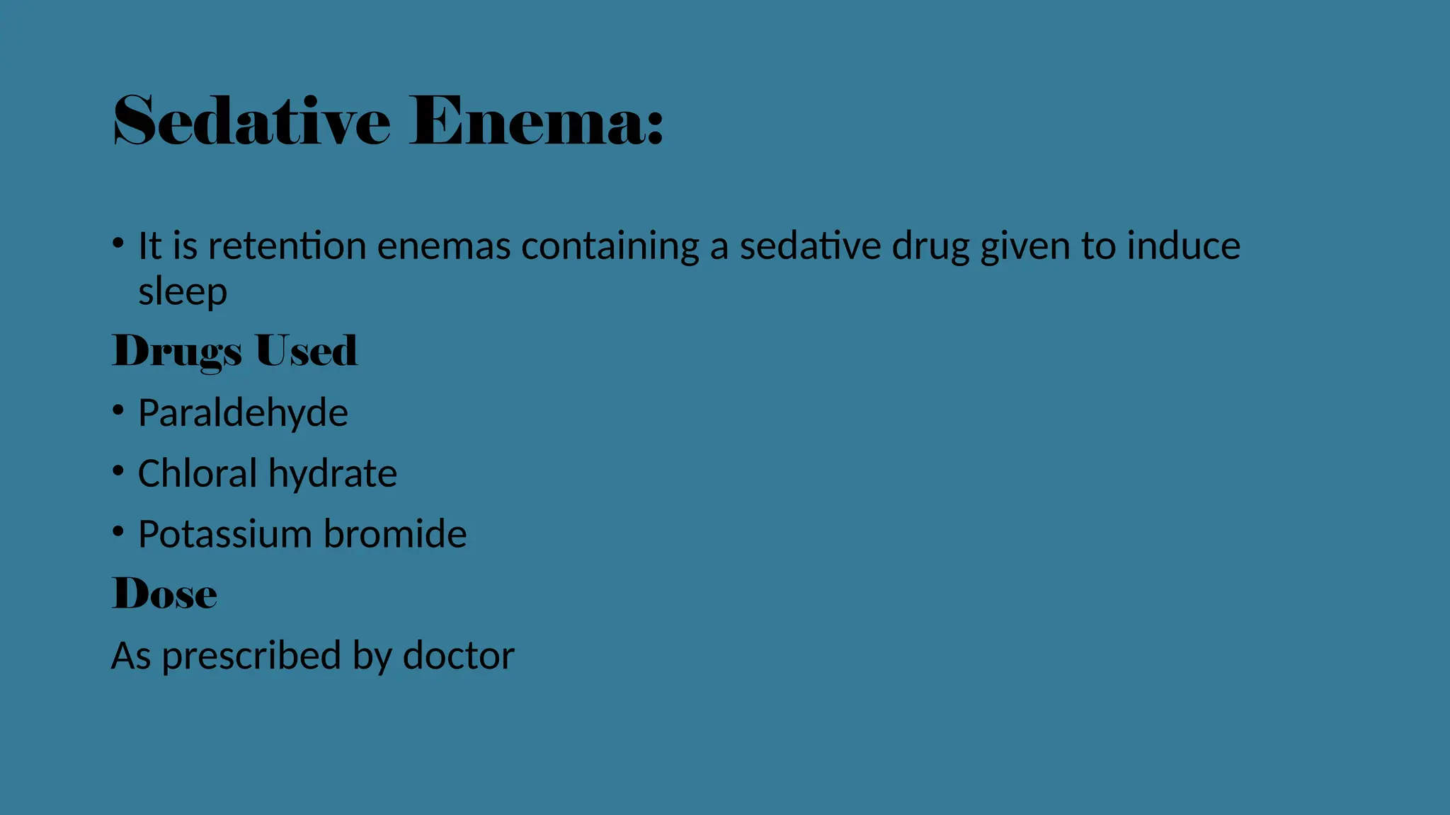 Understanding Enema Solutions and Their Types | PPTX