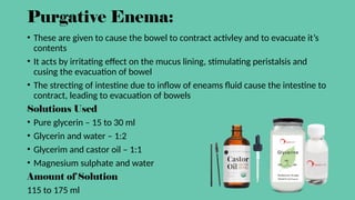 Understanding Enema Solutions and Their Types | PPTX
