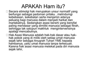 Ham dalam islam | PPTX