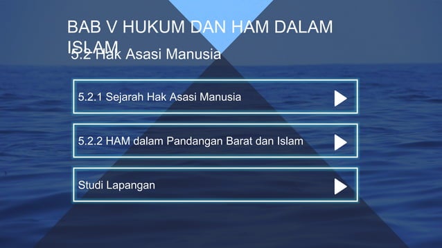 HAM dalam sudut islam dan barat | PPT