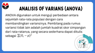 tugas statistika mengenai analisis of varians (anova) | PDF