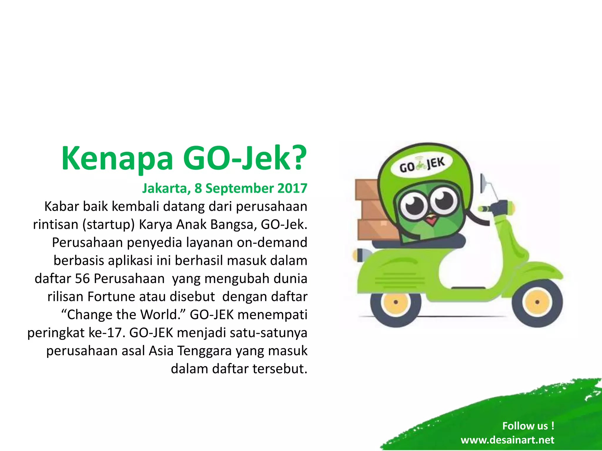Tentang Go-Jek Indonesia | PPTX