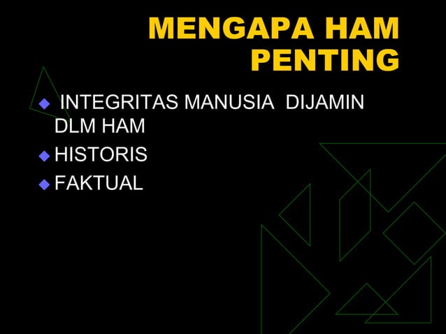 Ham dan kurikulum nasional | PPT