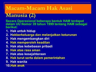 Hak Asasi Manusia, Sifat dan Karakteristiknya | PDF