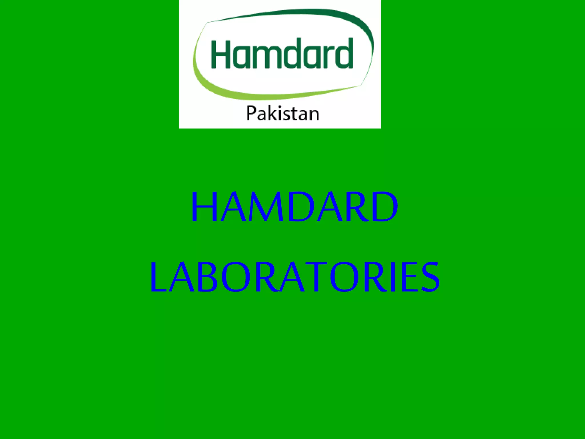 HAMDARD LABORATORIES presentation.pptx