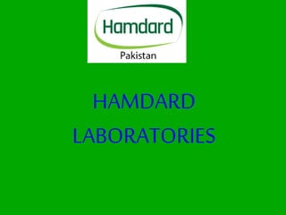 HAMDARD LABORATORIES presentation.pptx | Business | Business and Finance